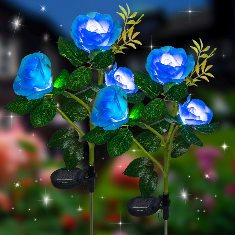 Garden Solar Rose Flower Lights from China manufacturer - Woohahaled